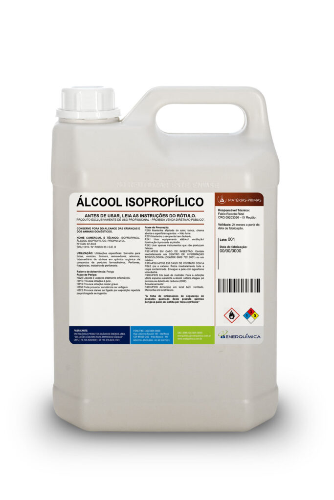 ÁLCOOL ISOPROPÍLICO – Enerquimica