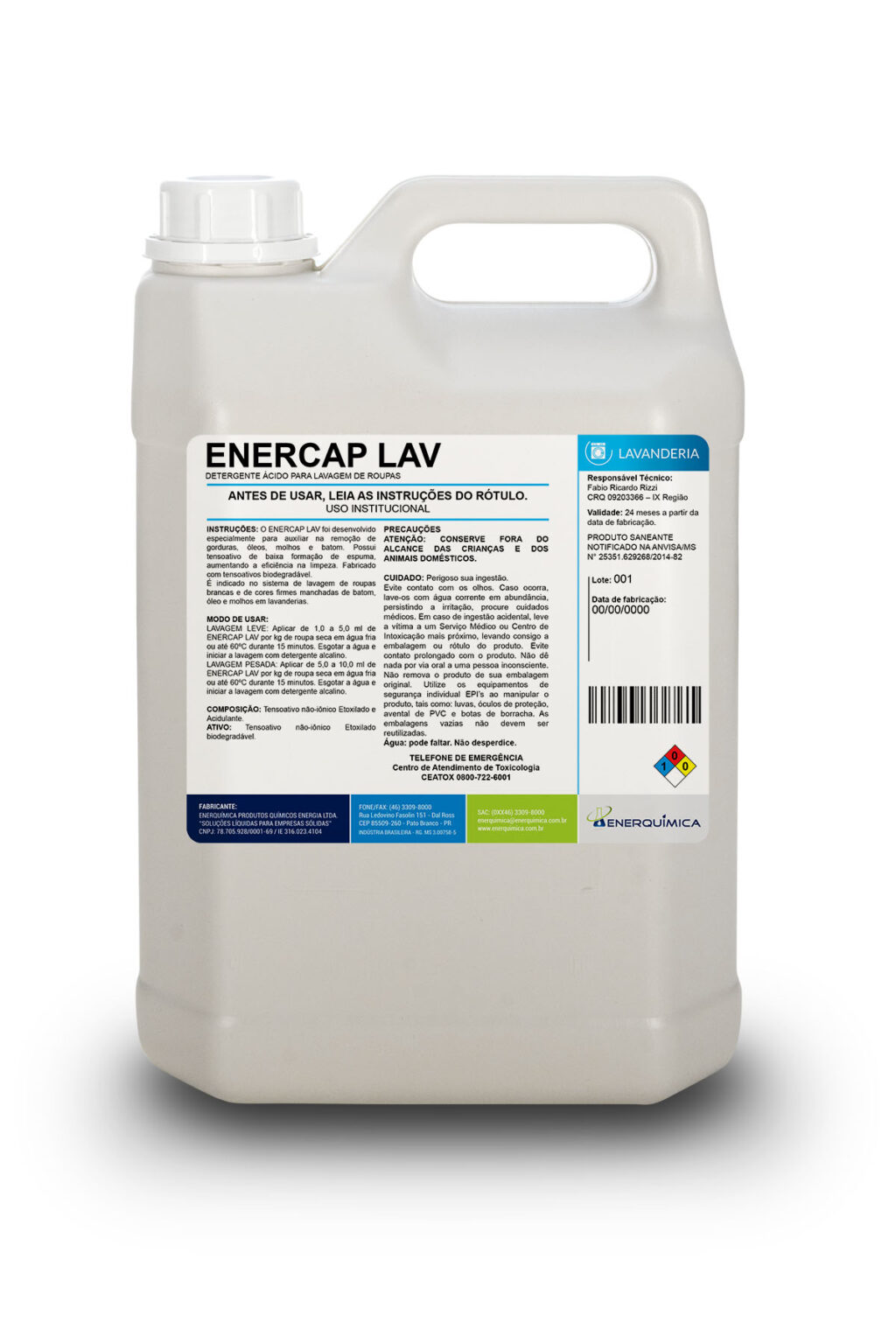 ENERCAP LAV – Enerquimica